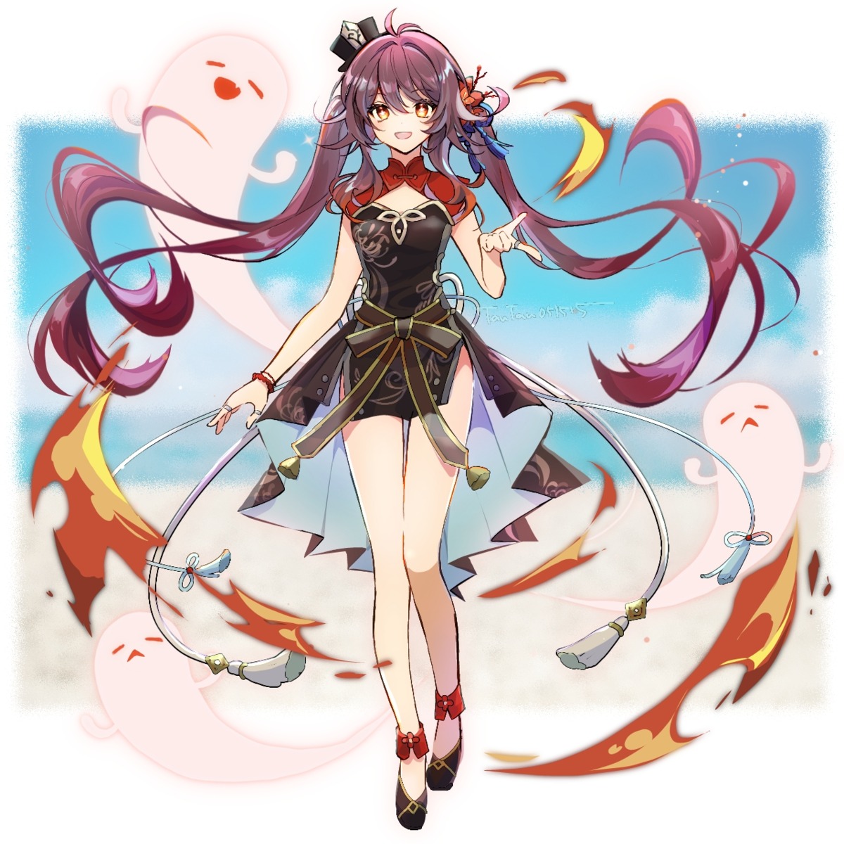 tantan genshin impact hu tao asian clothes tagme | #1022443 | yande.re